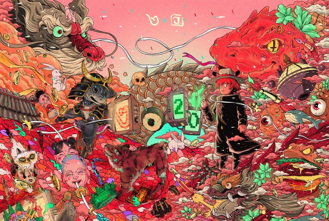 充满想象力和视觉冲击力！Jeff Aphisit 插画作品