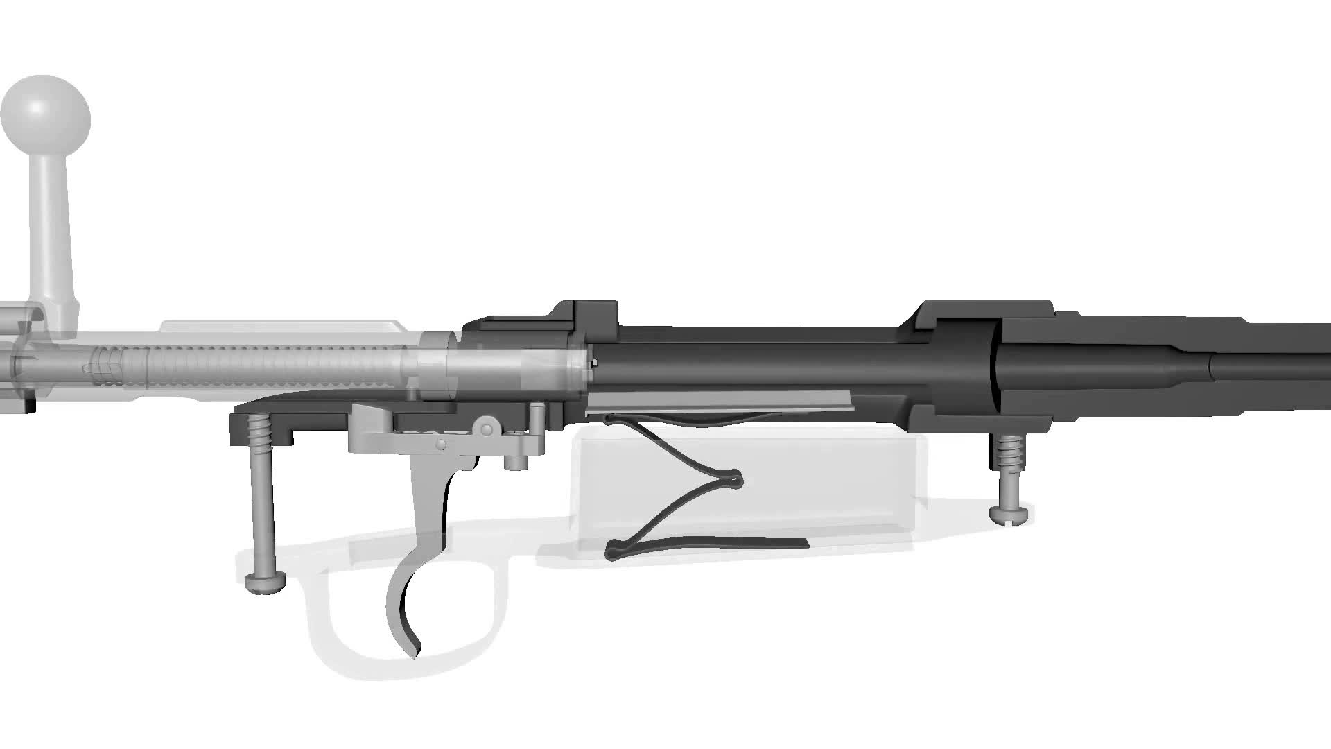 3D动画演示毛瑟M1896步枪的工作原理，看完你明白了吗？_新浪新闻