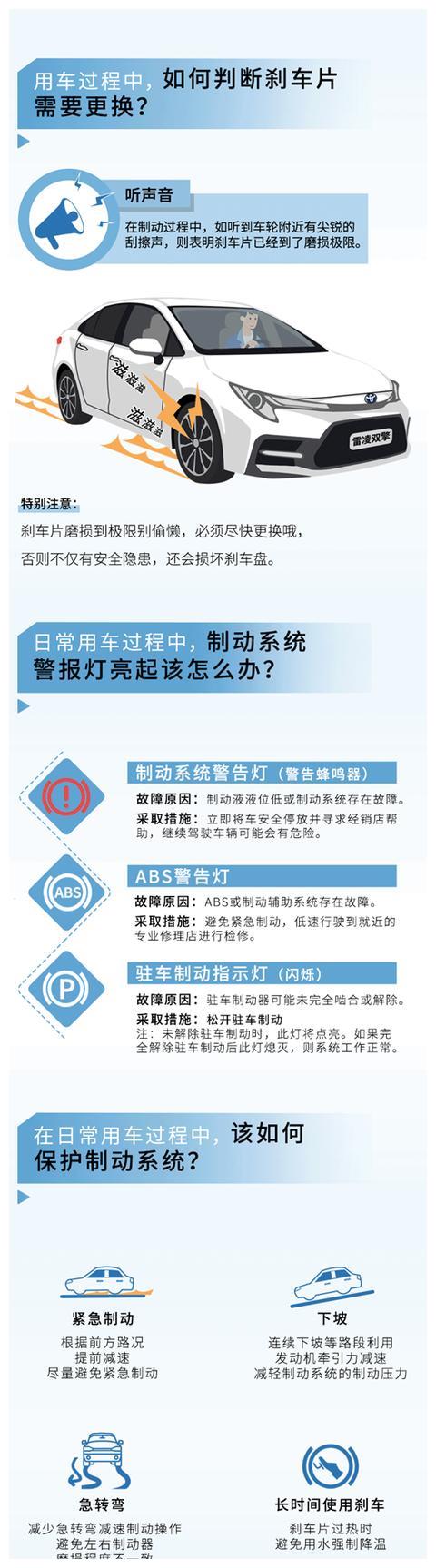 雷凌双擎制动系统保养指南