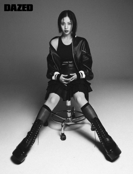 韩国女艺人高敏诗最新《DAZED》杂志写真