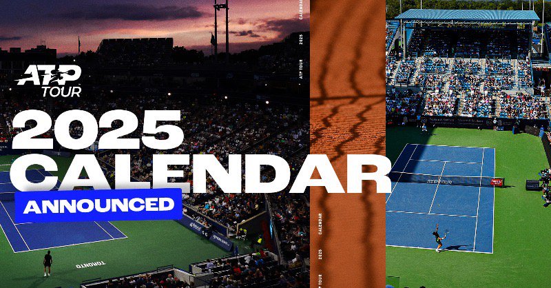 ATP公布2025年赛程，最大变化有哪些？中国赛季何时举办？|ATP500|辛辛那提大师赛|上海大师赛|巴黎大师赛|atp_新浪新闻