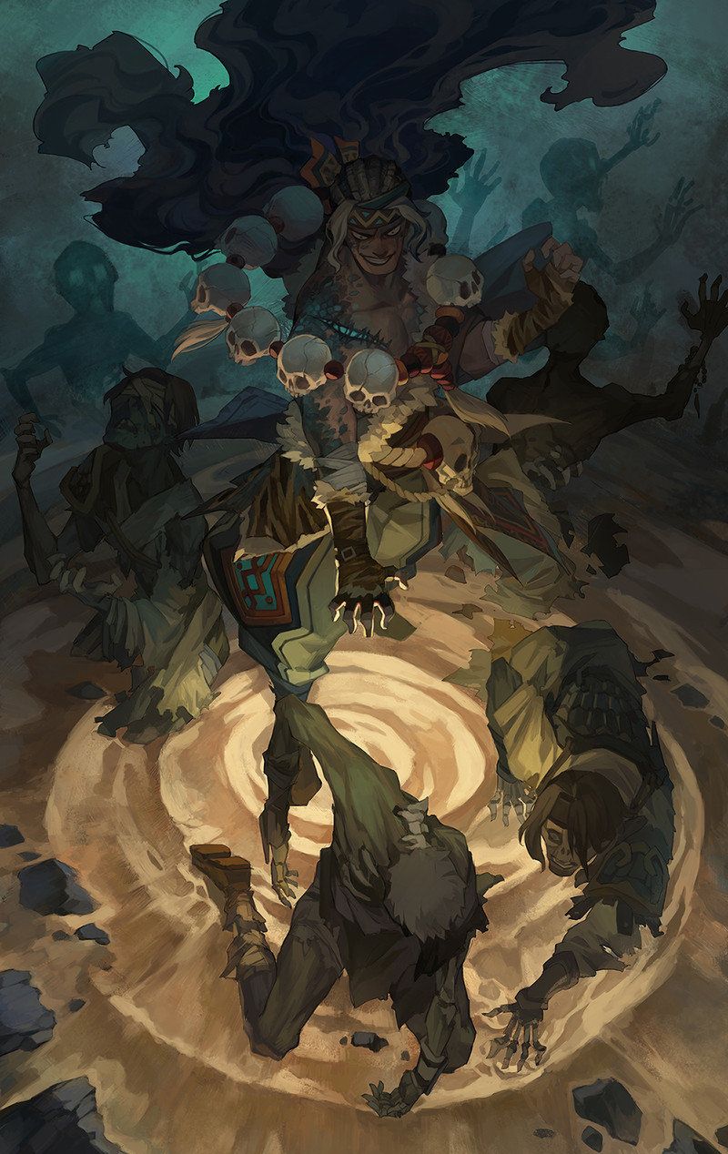 国人画师Aric Athesis「浮世绘风格」插画