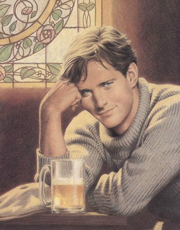 美国插画家Nick Backes笔下60年代的男人们，竟比现在的还帅