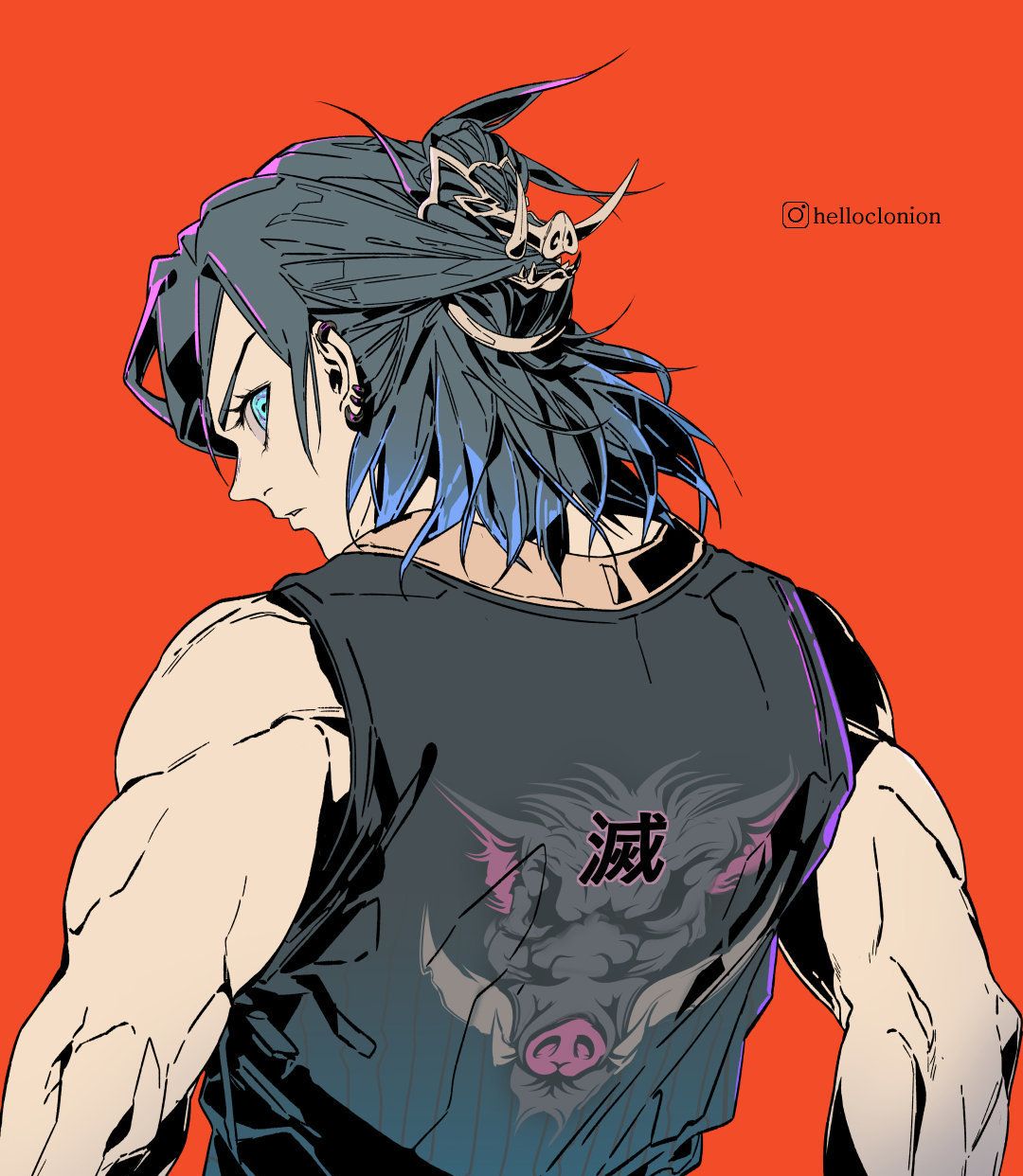 同人插画，画师：helloclonion，人物性格鲜明！