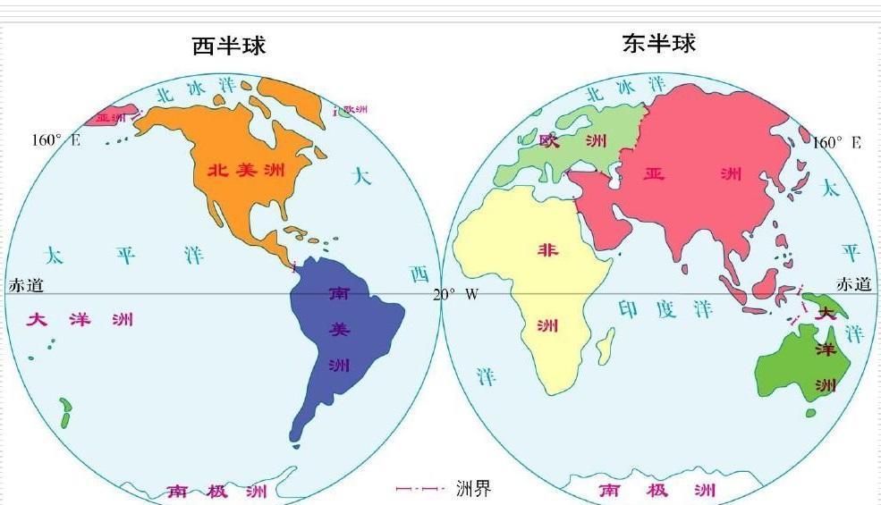 我们看世界地图，亚洲明明位于地图西边，为什么说位于东半球呢？|东半球|地图|经线_新浪新闻