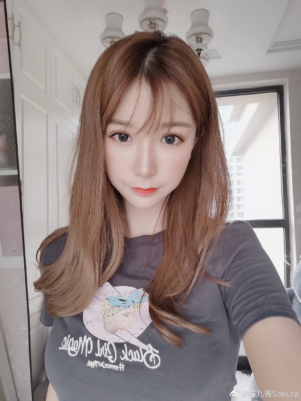网红美女猫九酱迷人写真美照欣赏好可爱啊