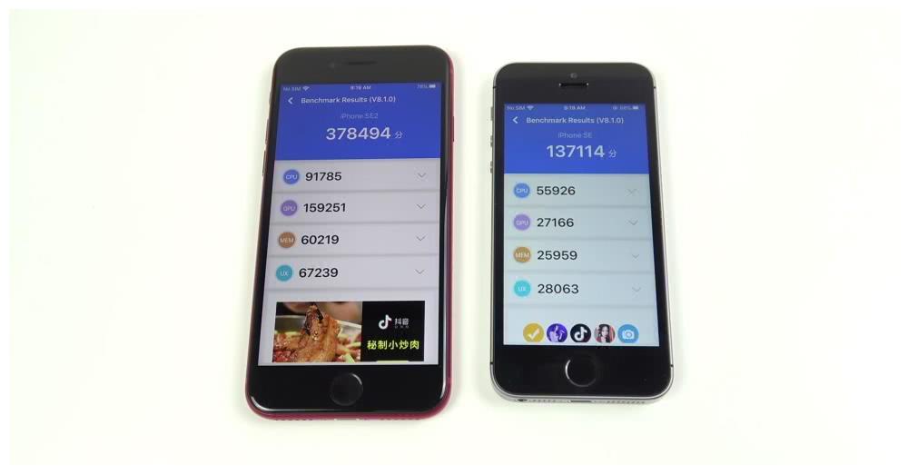 新旧iPhoneSE速度对比：实测A9与A13处理器性能差距__财经头条