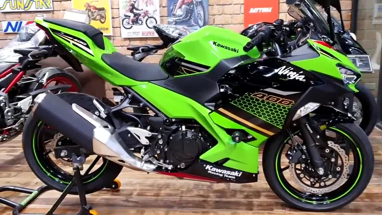 2020款川崎Ninja400到店，看到实车那刻，才知道啥叫帅气！|汽车资讯|汽车视频_新浪新闻