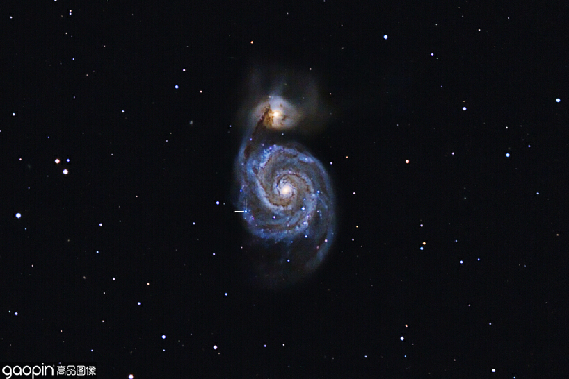 摄影：宇宙中的最美螺旋星系M51星系