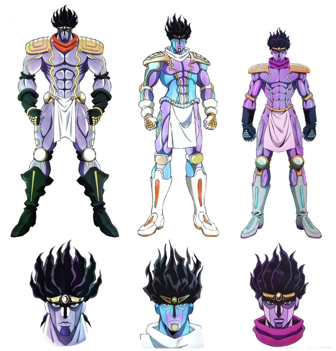JOJO的奇妙冒险白金之星动画造型演变历史 从无敌到日渐瘦弱