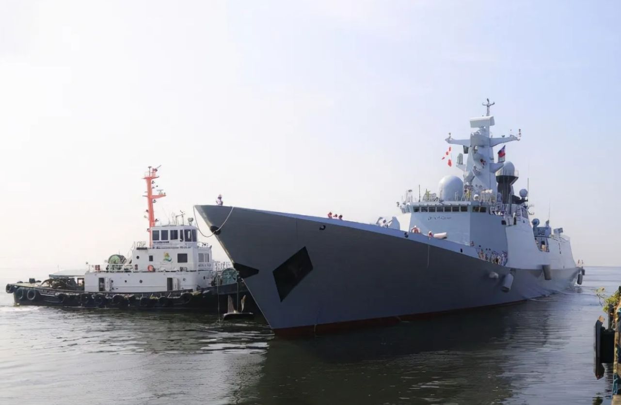 第2艘054AP交付！巴海军喜提新舰发贺词：中国装备精良性能强大