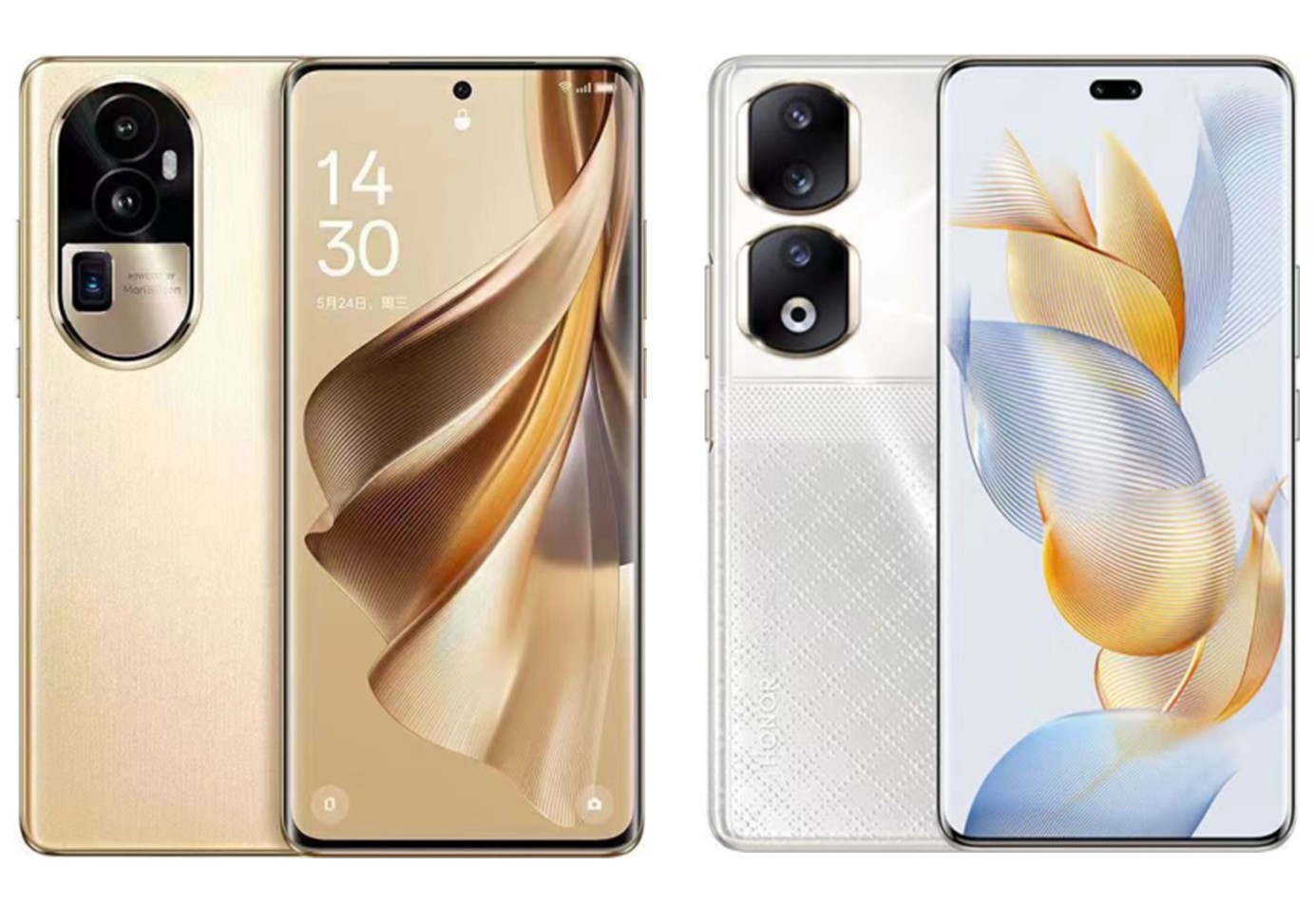 金银对决！同为骁龙8+降频，荣耀90Pro和OPPO Reno10Pro+怎么选|龙8|荣耀|亮度_新浪新闻