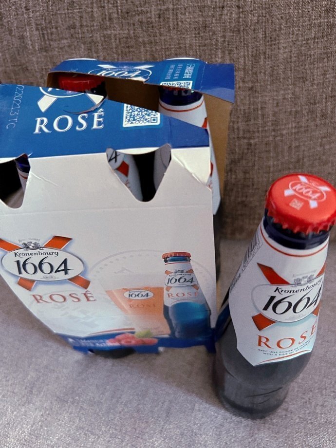 嘉士伯 1664桃红/白啤果味500ml*6瓶35.9……__财经头条