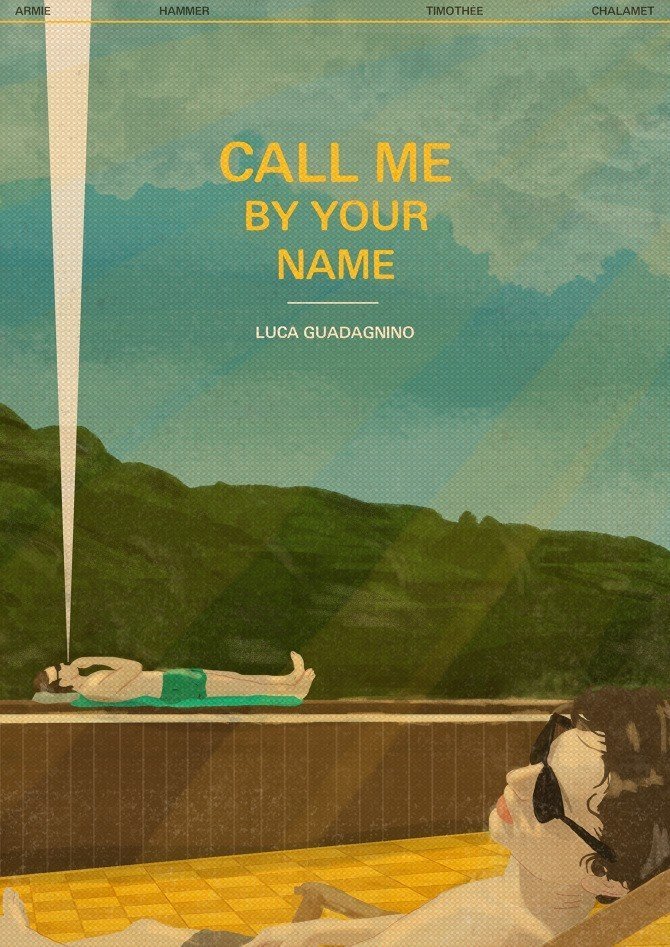 来自英国设计师 Jamie Edler 的插画风电影海报作品。