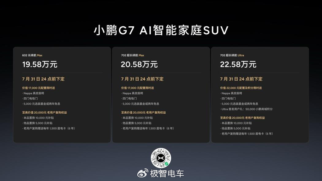 跨时代的L3级AI算力，小鹏G7才是智能真旗舰？