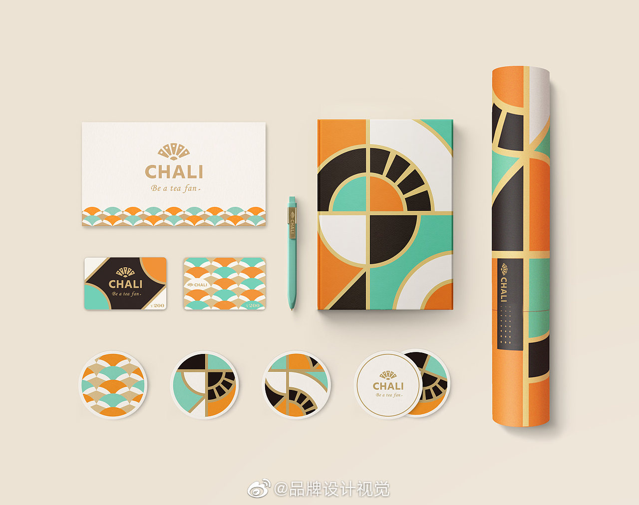 CHALI茶里茶叶logo设计及VI设计，不一样的茶叶茶饮设计-TushiDesign