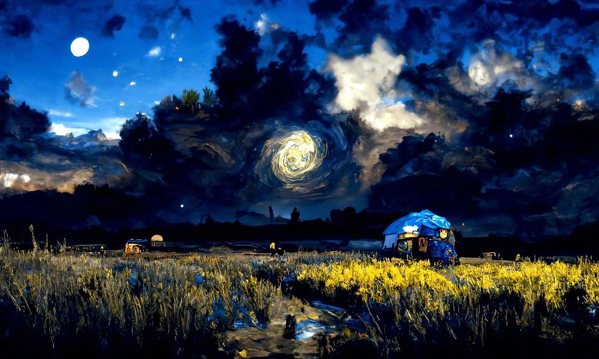 致AI梵高星空_新浪新闻