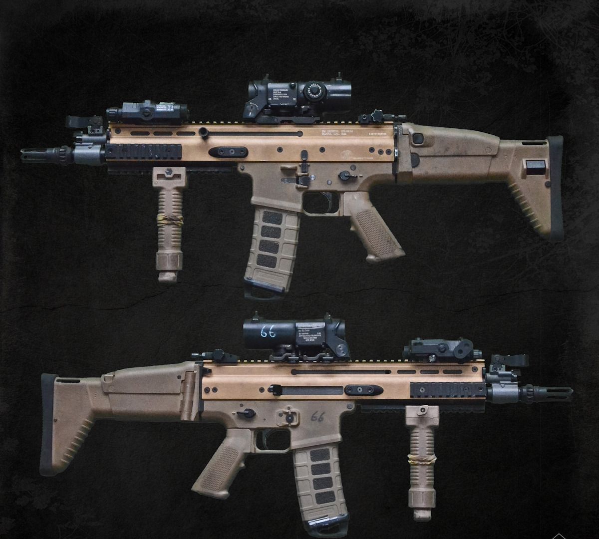 枪械图鉴FN SCAR突击步枪|突击步枪|弹匣|导轨_新浪新闻