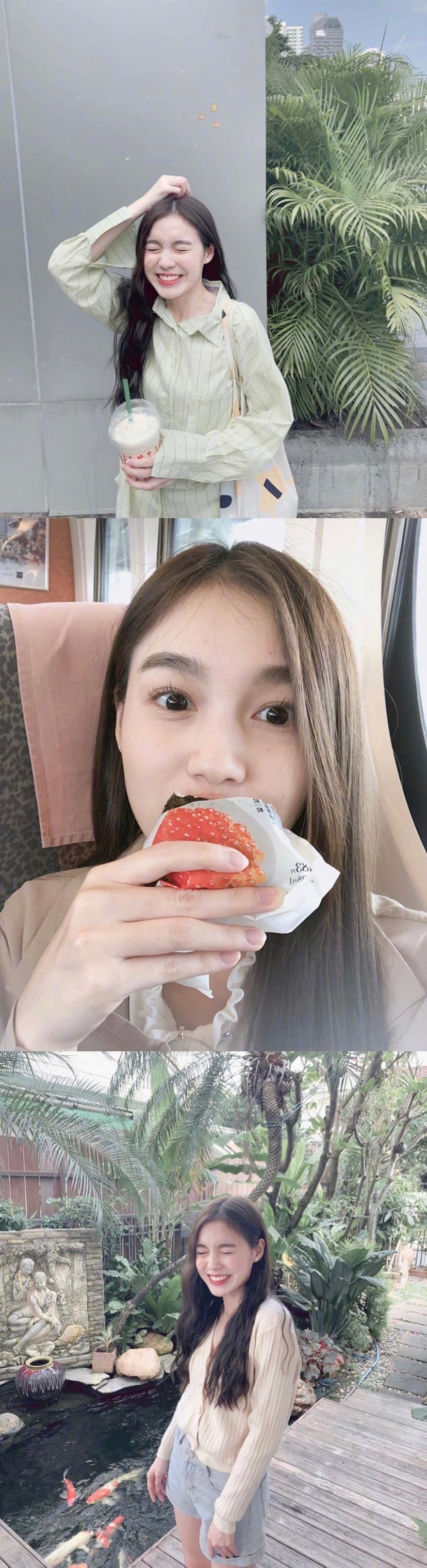 在泰剧《假偶天成》里饰演pear的00年泰国女生loverrukk