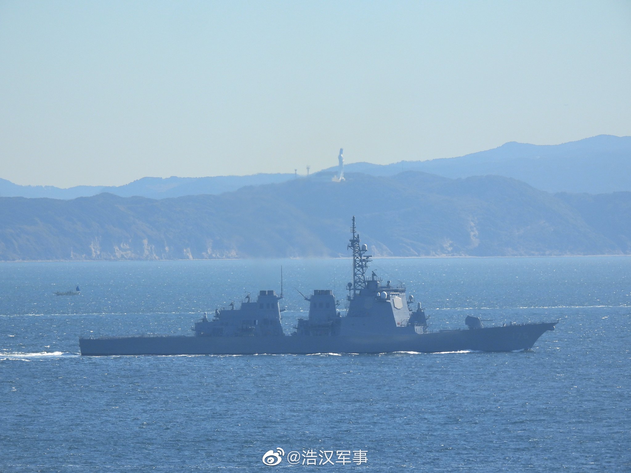 日本海自妙高号（みょうこう、JS Myōkō， DDG-175）驱逐舰出港__财经头条