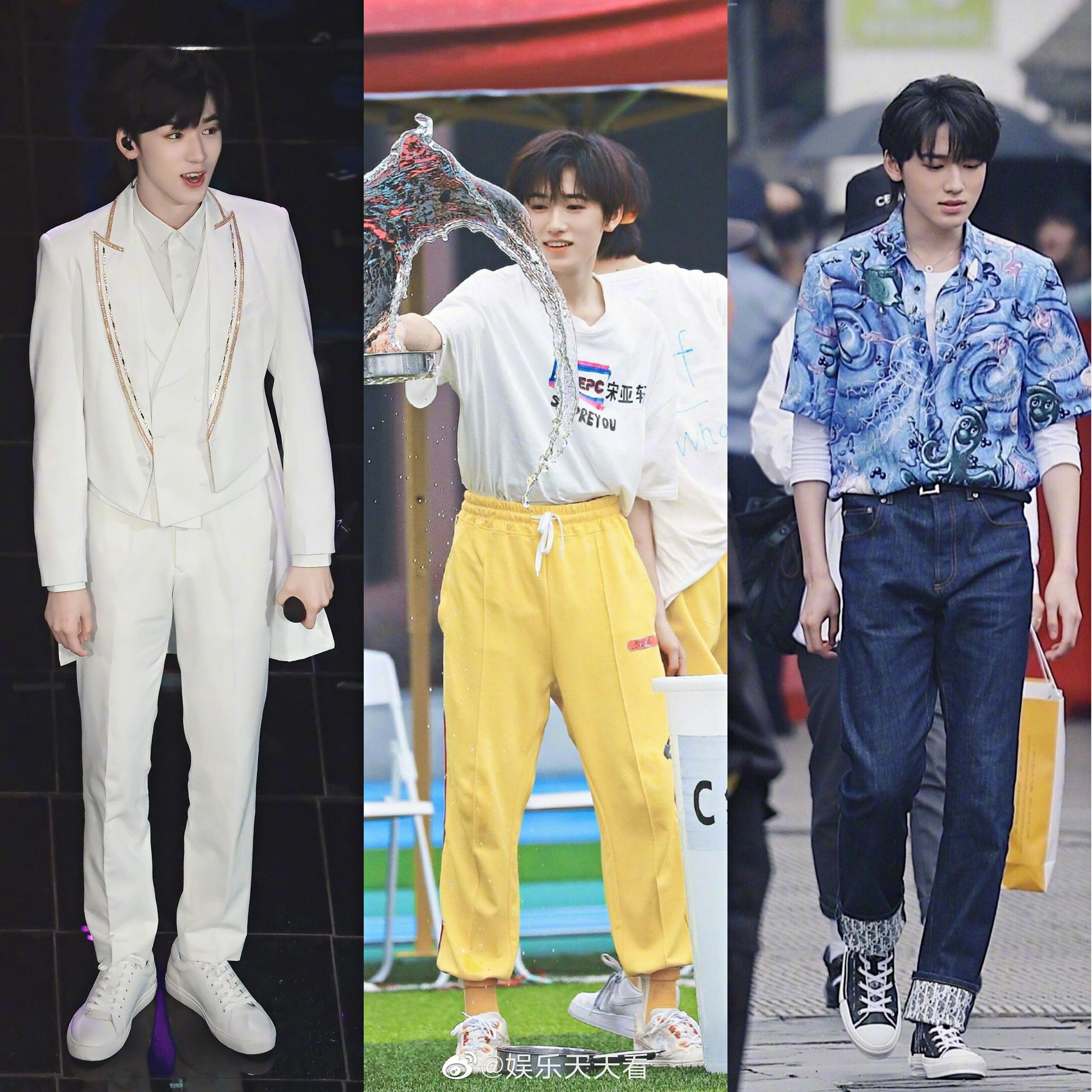 宋亚轩全身照小合集~ 太平洋宽肩＋A4腰＋大长腿，男模身材……