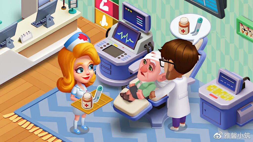 DragonPlus横屏医院经营模拟游戏《Happy Hospital: Doctor ASMR》