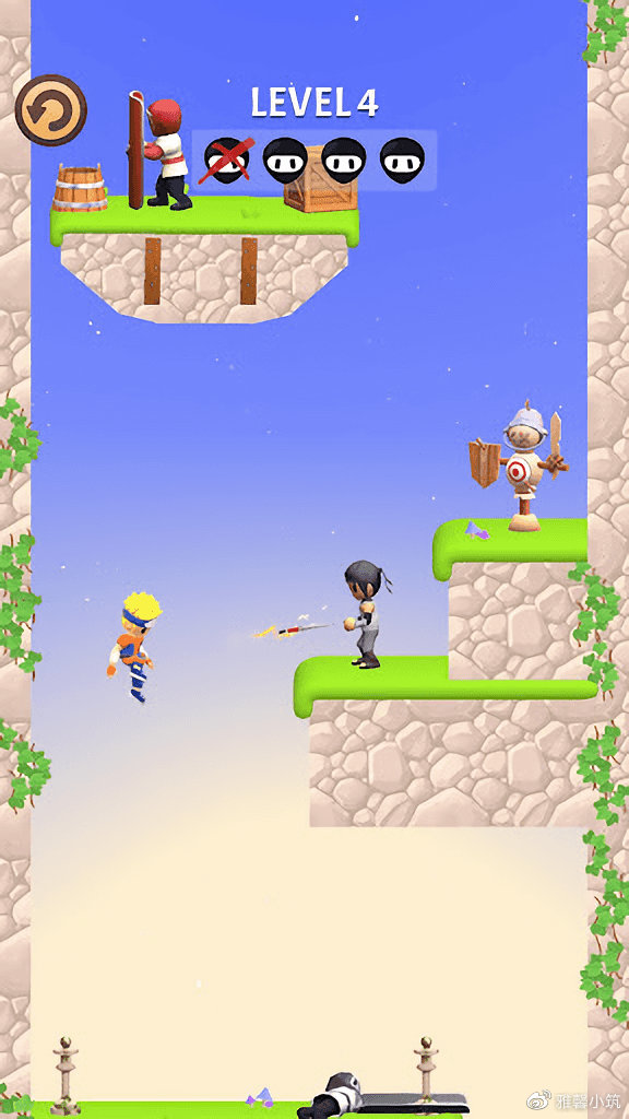 CASUAL AZUR火影射击游戏《Kunai Master》鸣人的影分身加变身术|鸣人|飞刀|忍者_新浪新闻