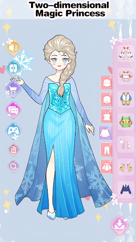 31 Dress up二次元换装游戏《Vlinder Princess Dress up game》