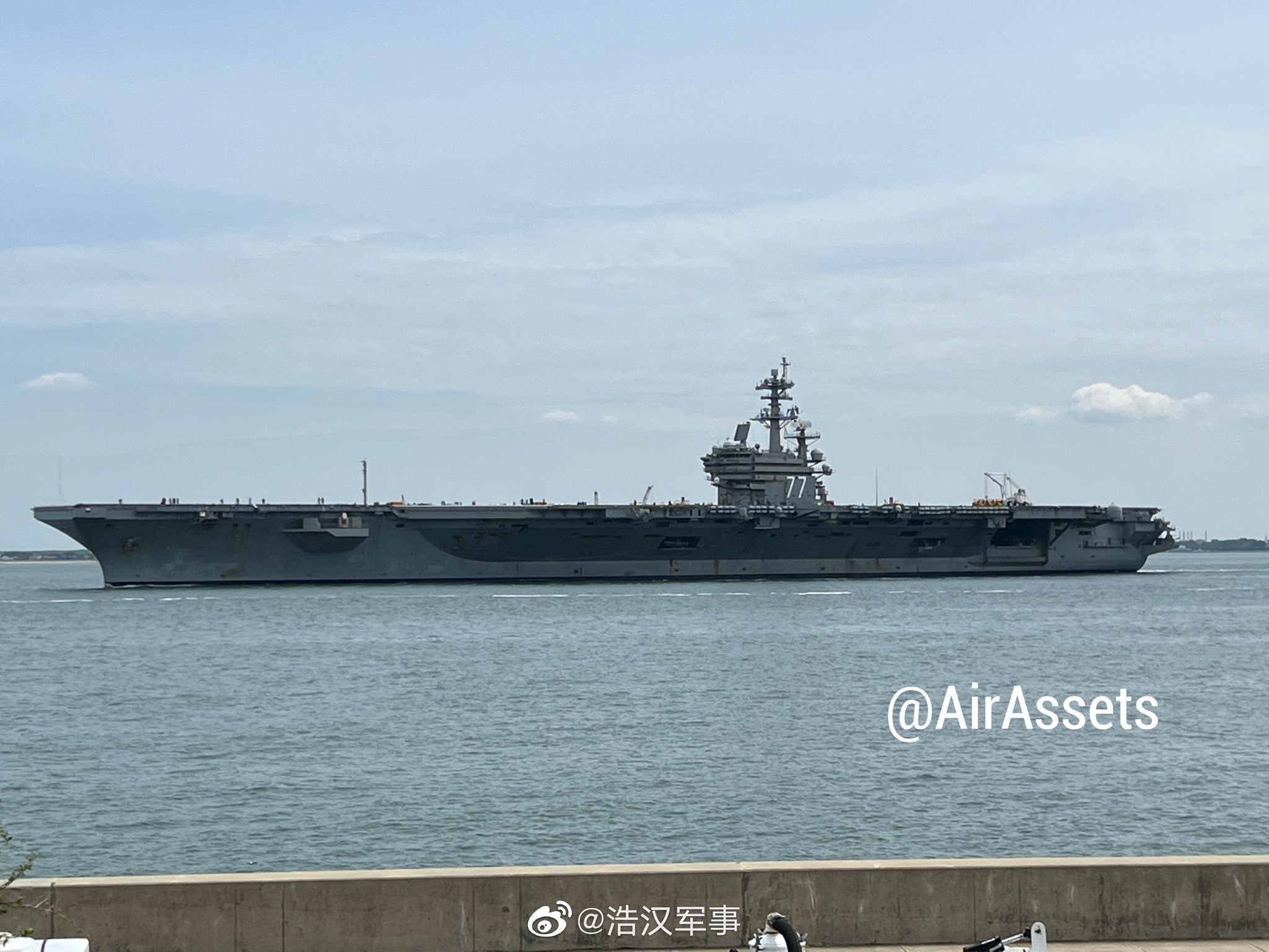 2023年5月15日15:30尼米兹级航空母舰乔治H__财经头条