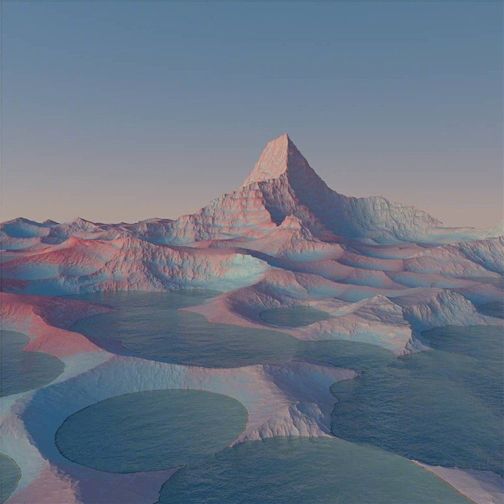 远山与孤月 记得抬头看看 | Al Mefer