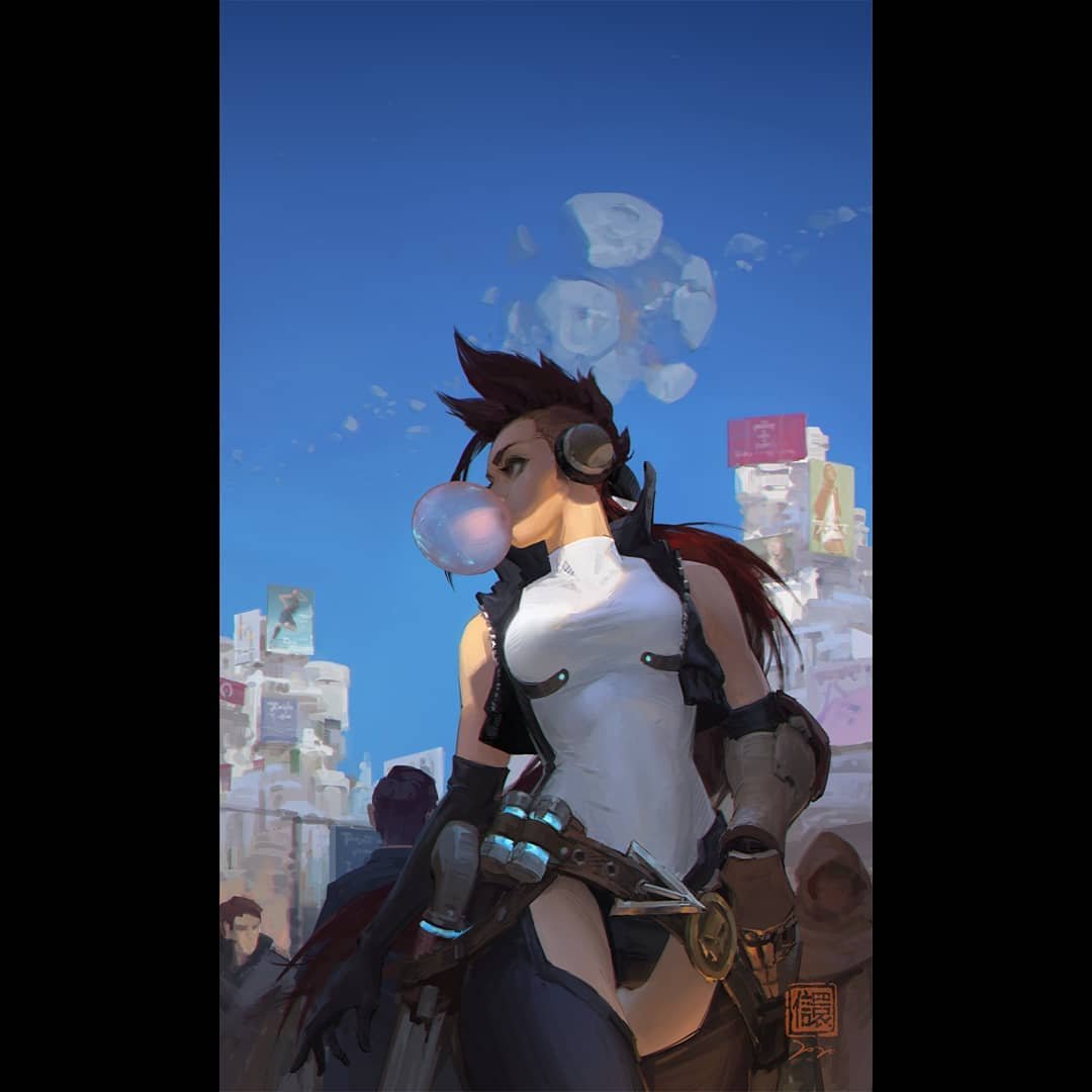 插画艺术家Kan Liu