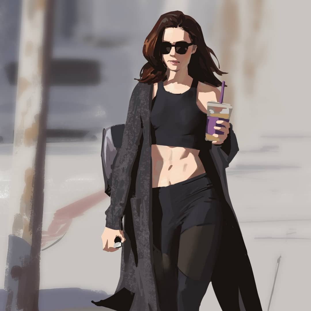 插画艺术家Kan Liu