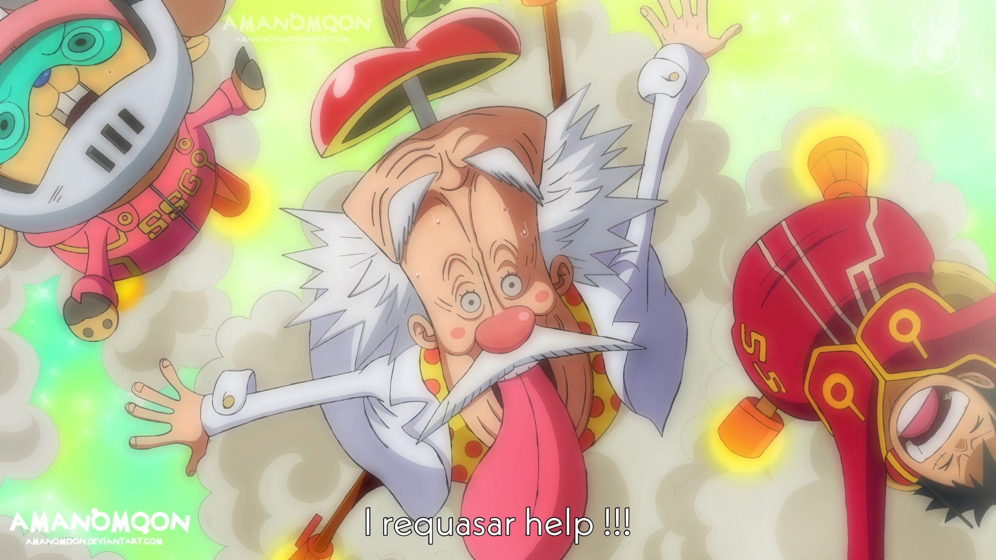 海贼王1066话上色作品，来自画师Amanomoon__财经头条