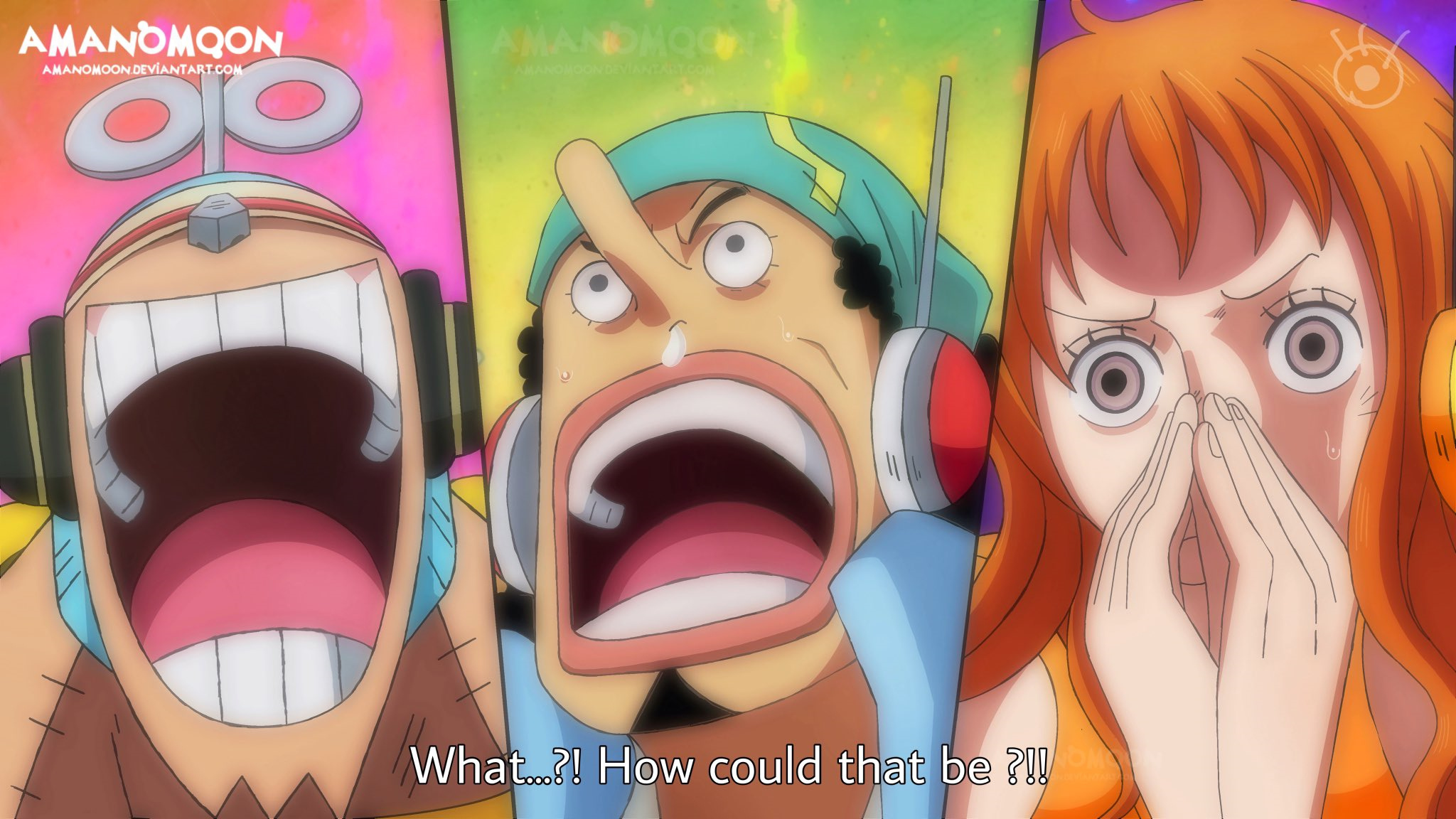 海贼王1066话上色作品，来自画师Amanomoon__财经头条