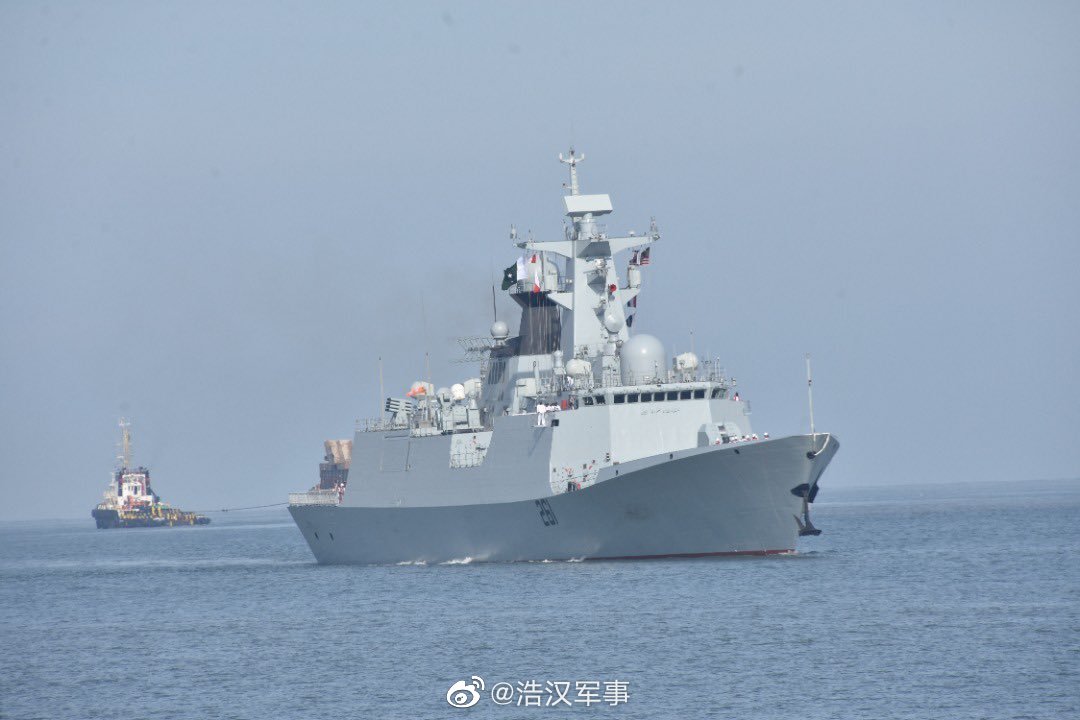 巴基斯坦中国造054AP型护卫舰图赫里勒号回国途中顺访马来西亚卢……__财经头条