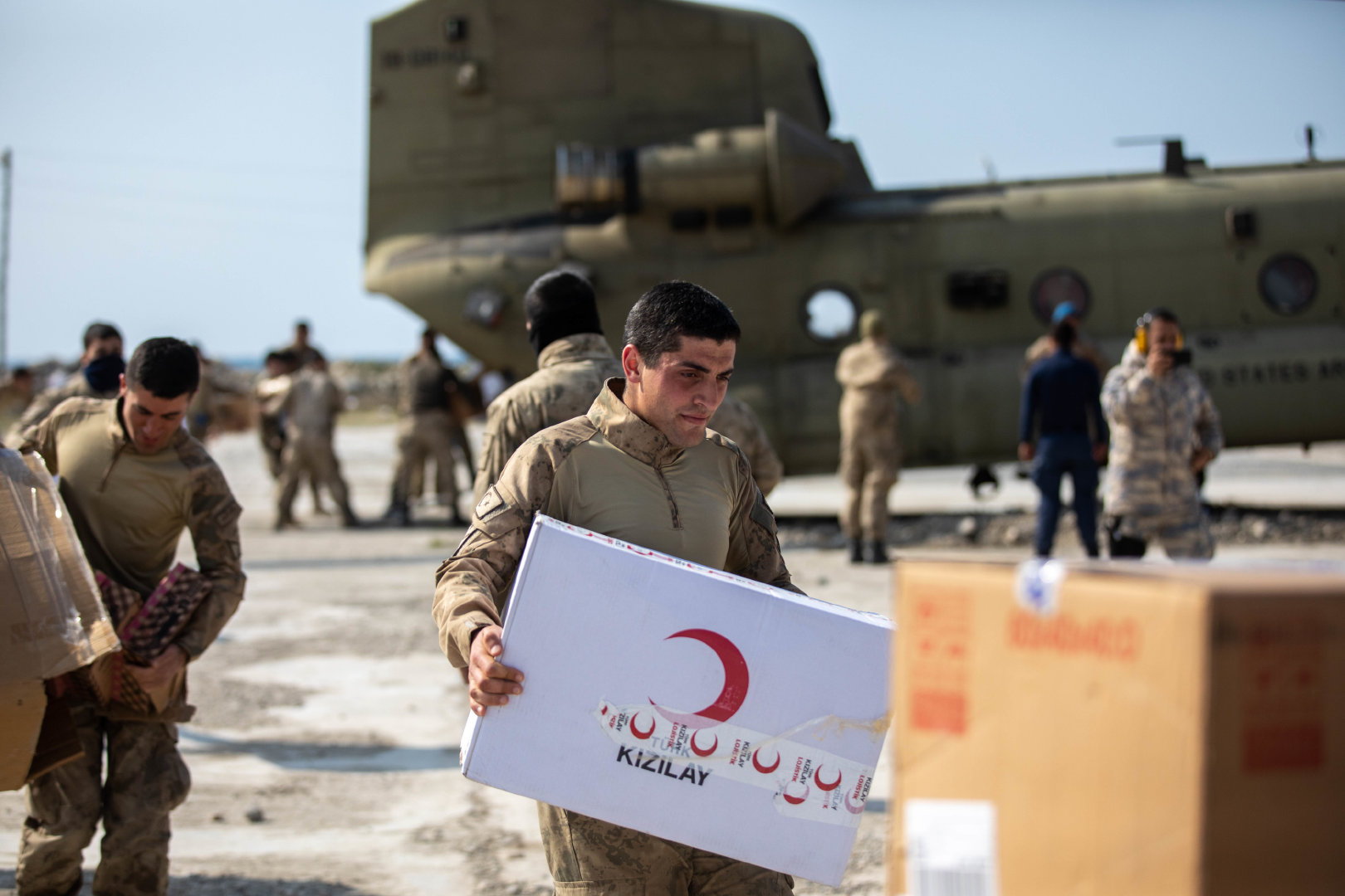 1AD CAB是美国支持特遣队61/2 (TF 61/2)的几个军事单位之一