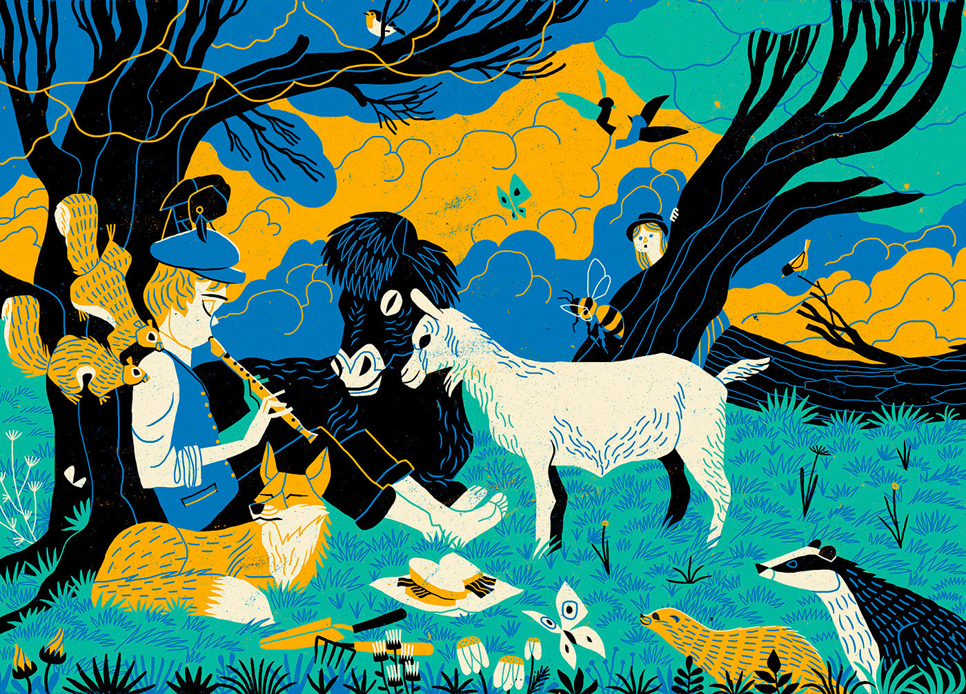 来自插画师 André Ducci 绘画作品