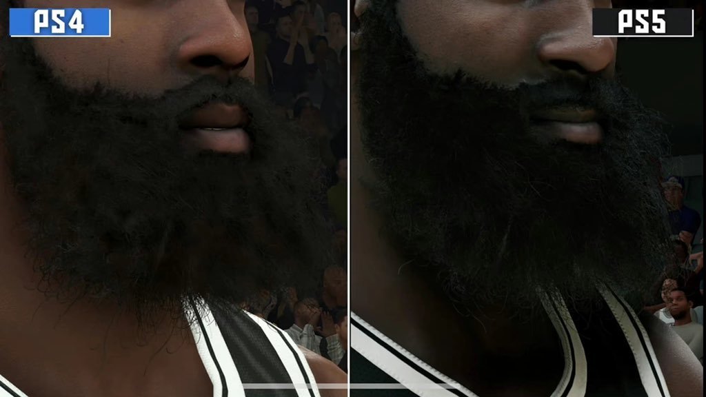 2k22，ps4和ps5效果对比