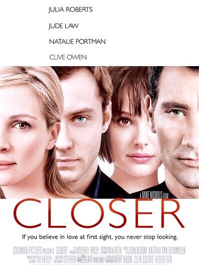 《偷心》（closer 2004)宅家又一部重温我喜欢的电影