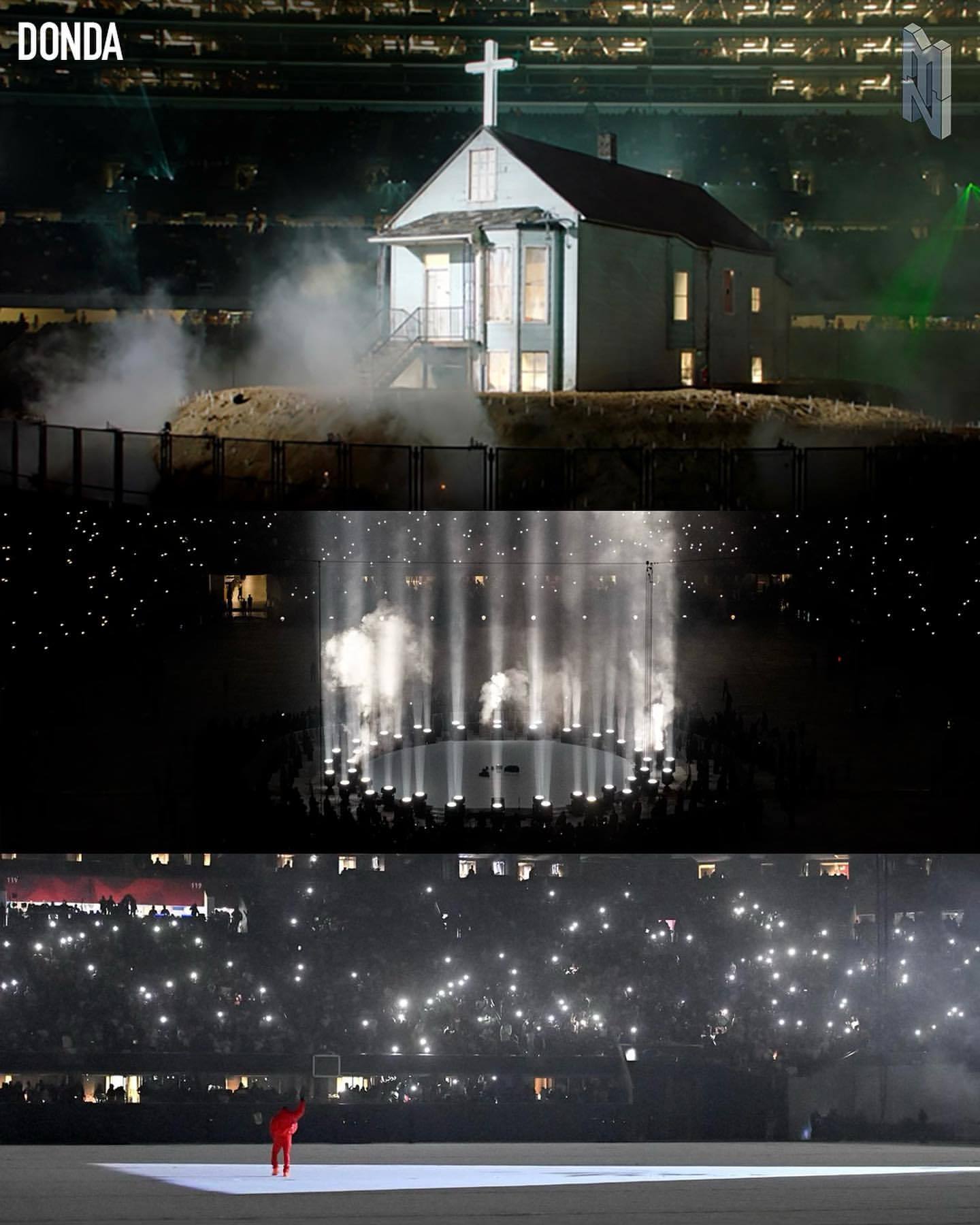 Ye 之前演唱会的一些舞台场景。你印象最深刻的是哪一次？__财经头条