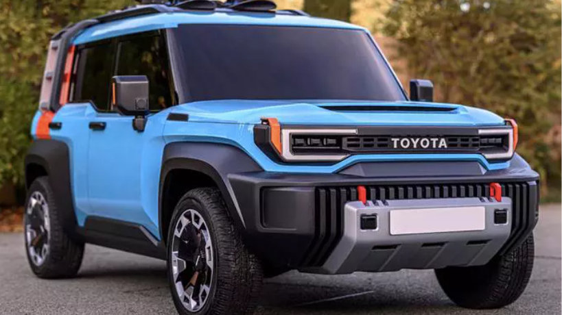 丰田全新FJ酷路泽车型预告图发布，纯电动力 身量看齐吉姆尼-新浪汽车