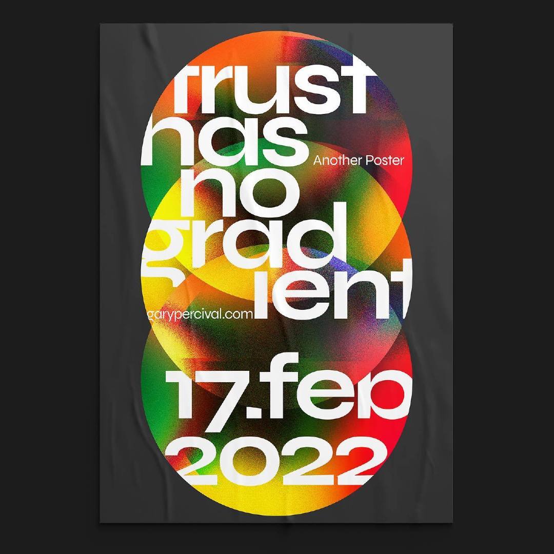 来自英国设计师 Gary Percival 文字海报设计参考__财经头条