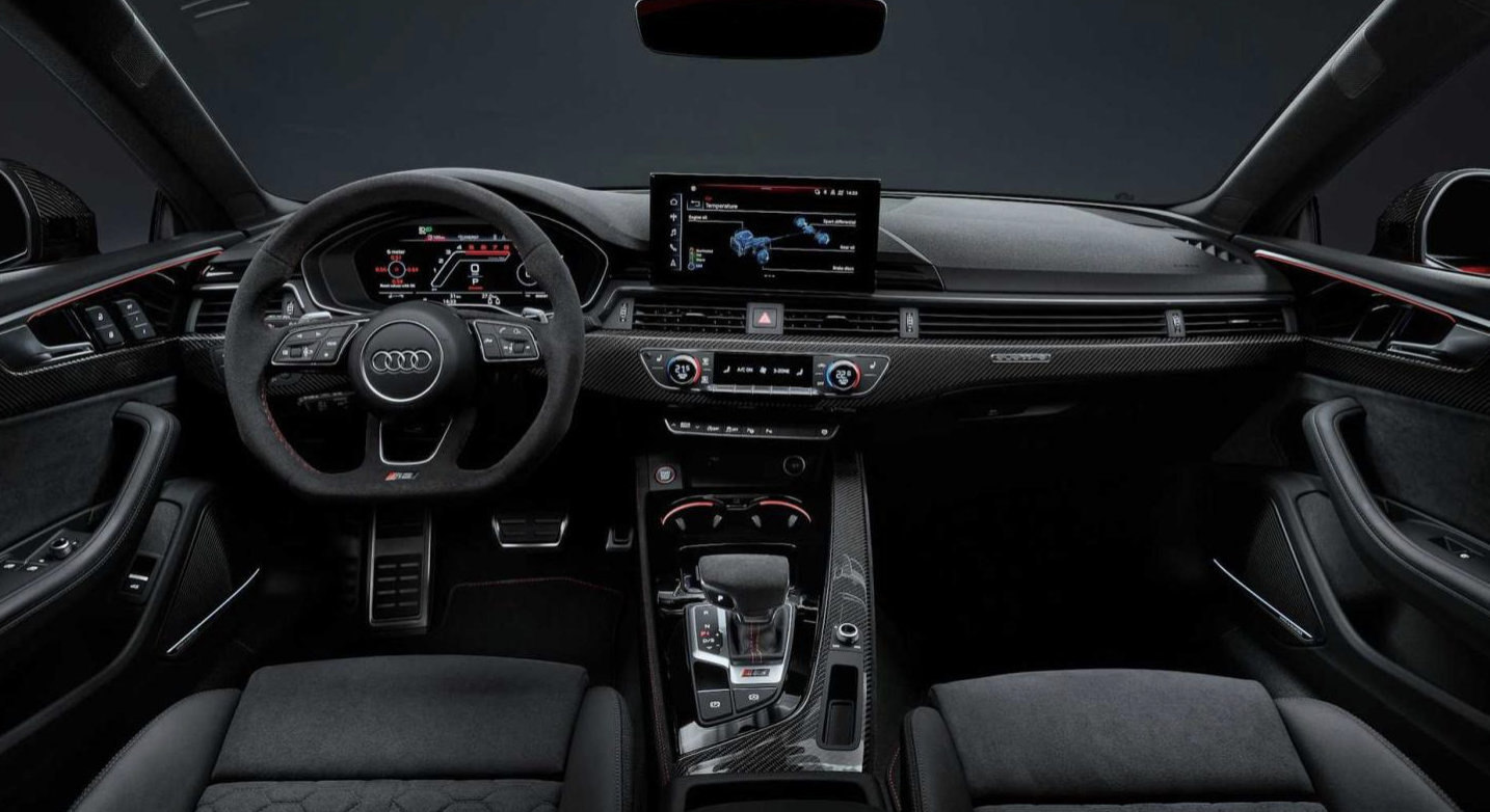 奥迪官方正式发布了2023款奥迪RS 4/RS 5车型的官图