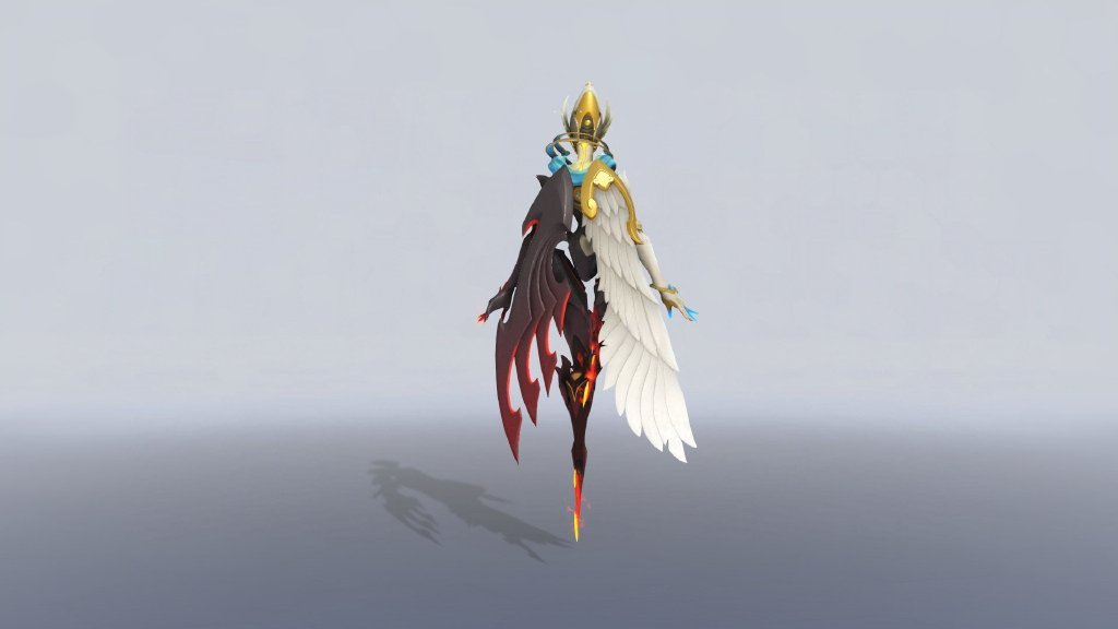 OWL2020赛季MVP Fleta 回声传奇皮肤“圣邪魔塔”……