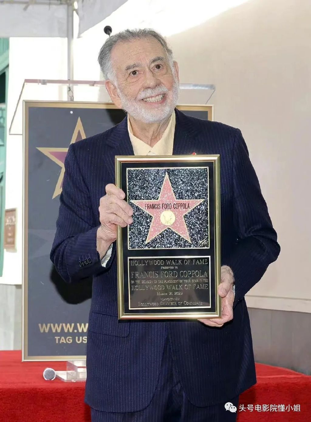 83岁《教父》导演留名星光大道！科波拉：我一直是好莱坞的反叛者|科波拉|教父|好莱坞_新浪新闻