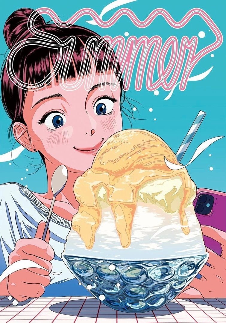 来自韩国插画师 Ins __tree_13 绘画作品