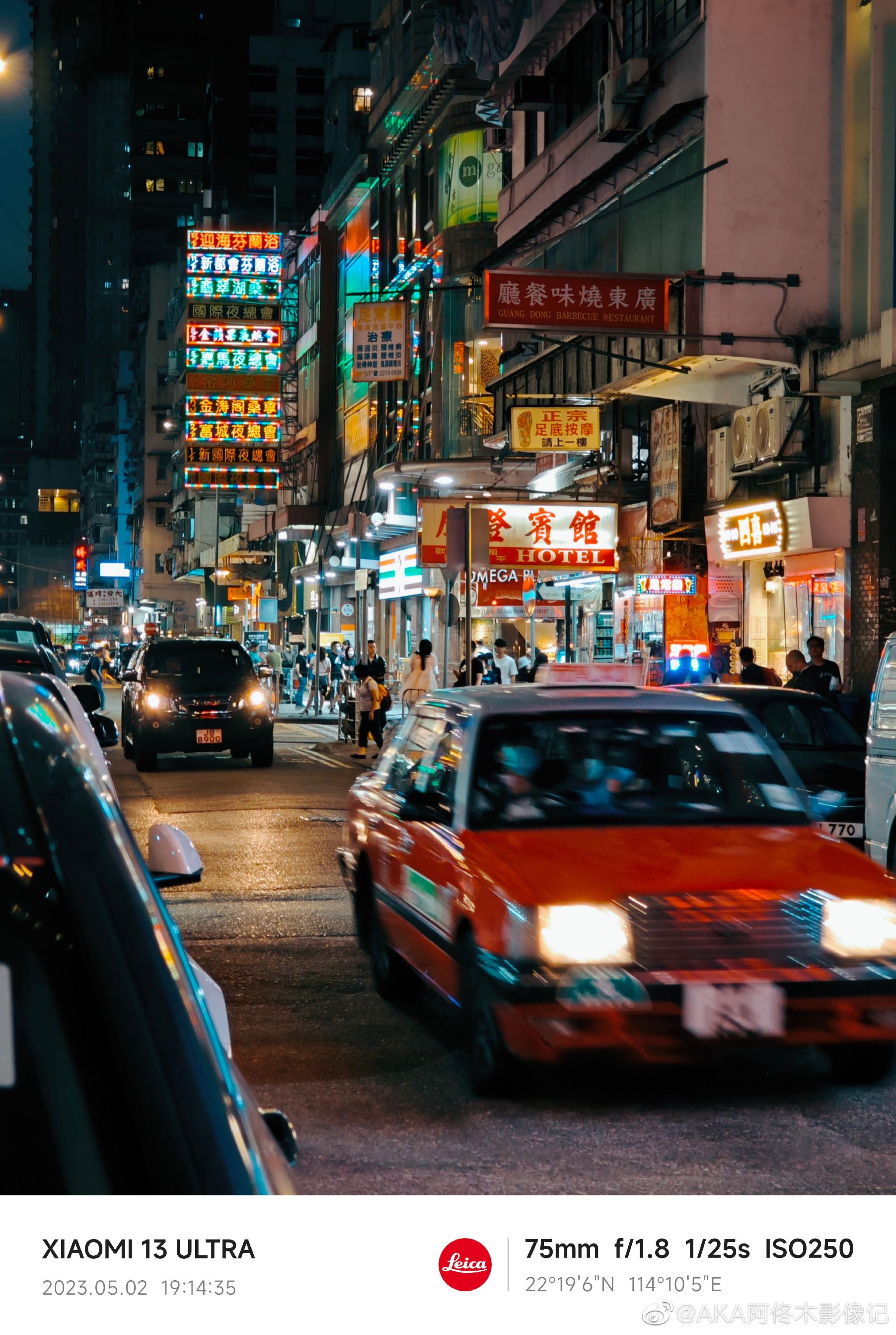 旺角黑夜 秒回90年代的香港电影 Xiaomi 13u直出__财经头条