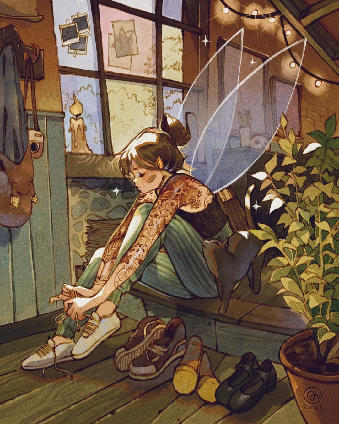 插画师 simz.art__财经头条