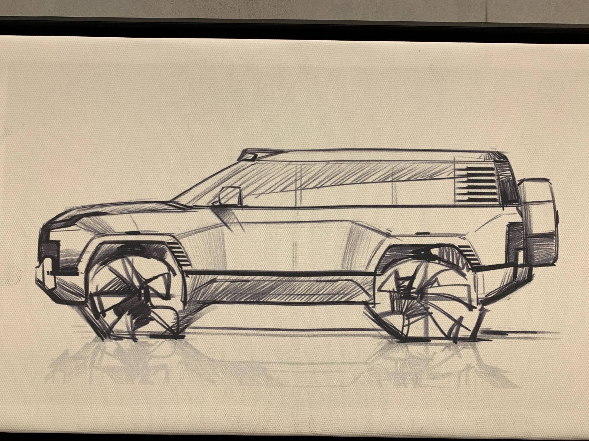 仰望U8和U9的设计草图，以及U9概念模型