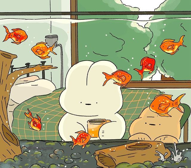 可爱的插画 插画师 mouun._.factory